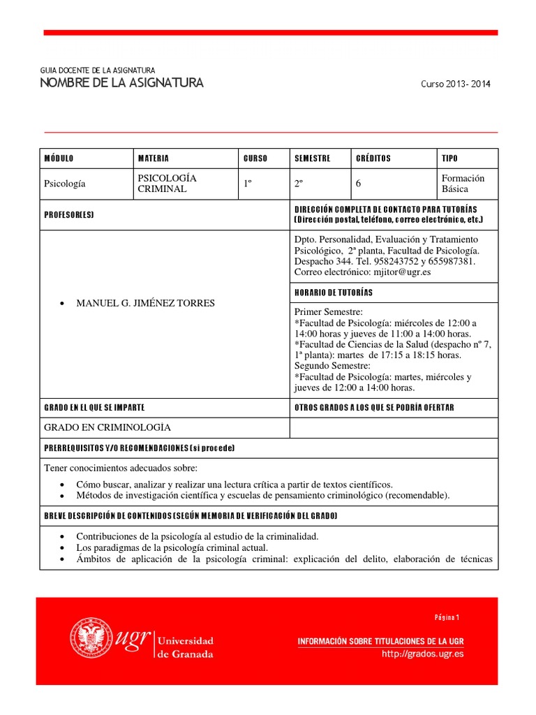 PSCR PDF | PDF | Criminología | Sicología