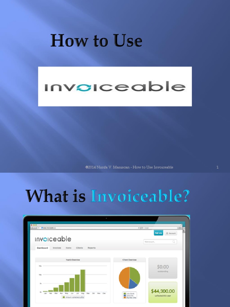 How To Use Invoiceable | PDF