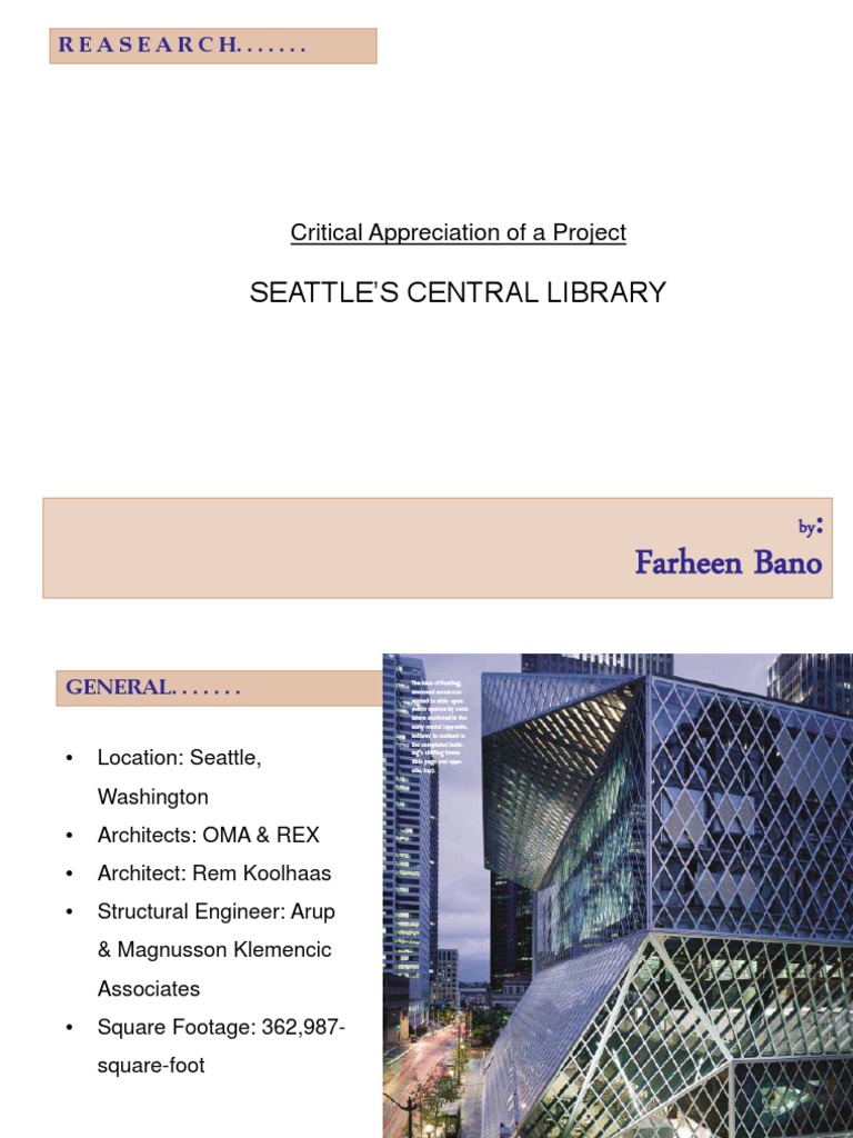 Seattle's Public Library | PDF | Column | Libraries