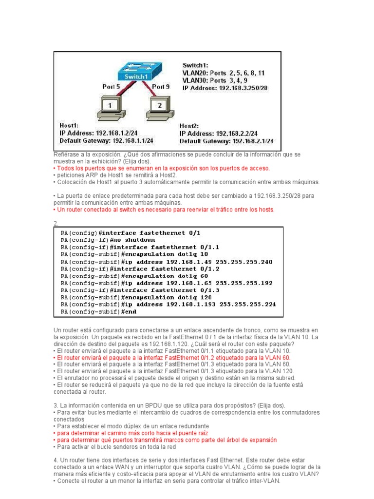 CCNA3 Discovery v4.0 Modulo 3 | PDF | Conmutador de red | Enrutador (Computación)