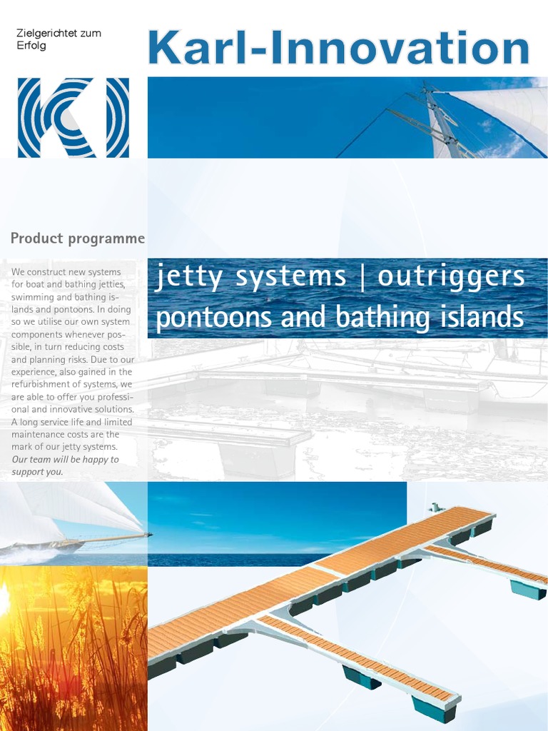 Jetty System Pontoon PDF | PDF | Litre | Wood