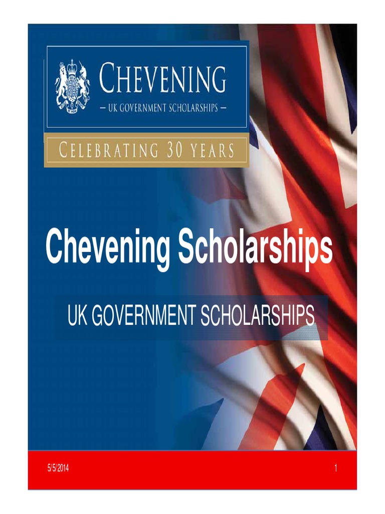 Chevening Scholarships Presentation | PDF | Further Education