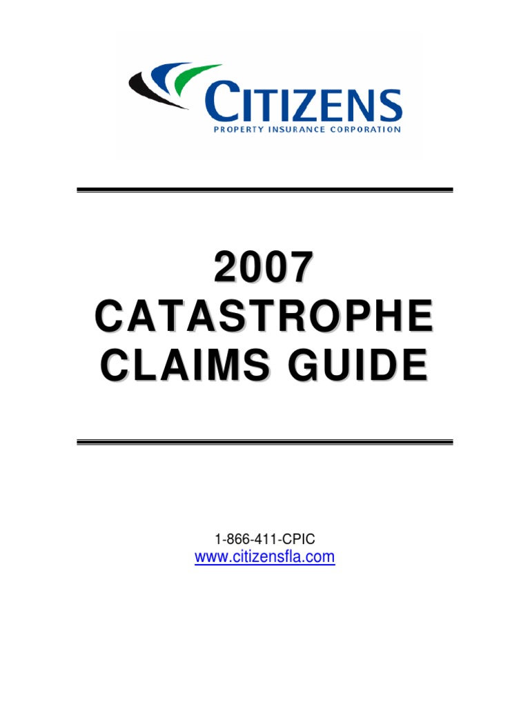 Catastrophe Claims Guide 2007 | PDF | Insurance | Damages