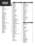 Vampire Diaries Spell List and Effects | PDF | Folklore