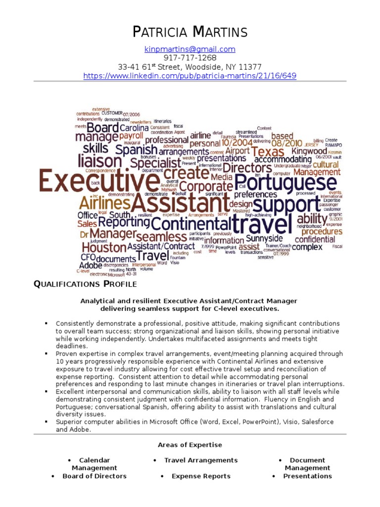 Resume Patricia Martins 10 04 14 Wordle | PDF