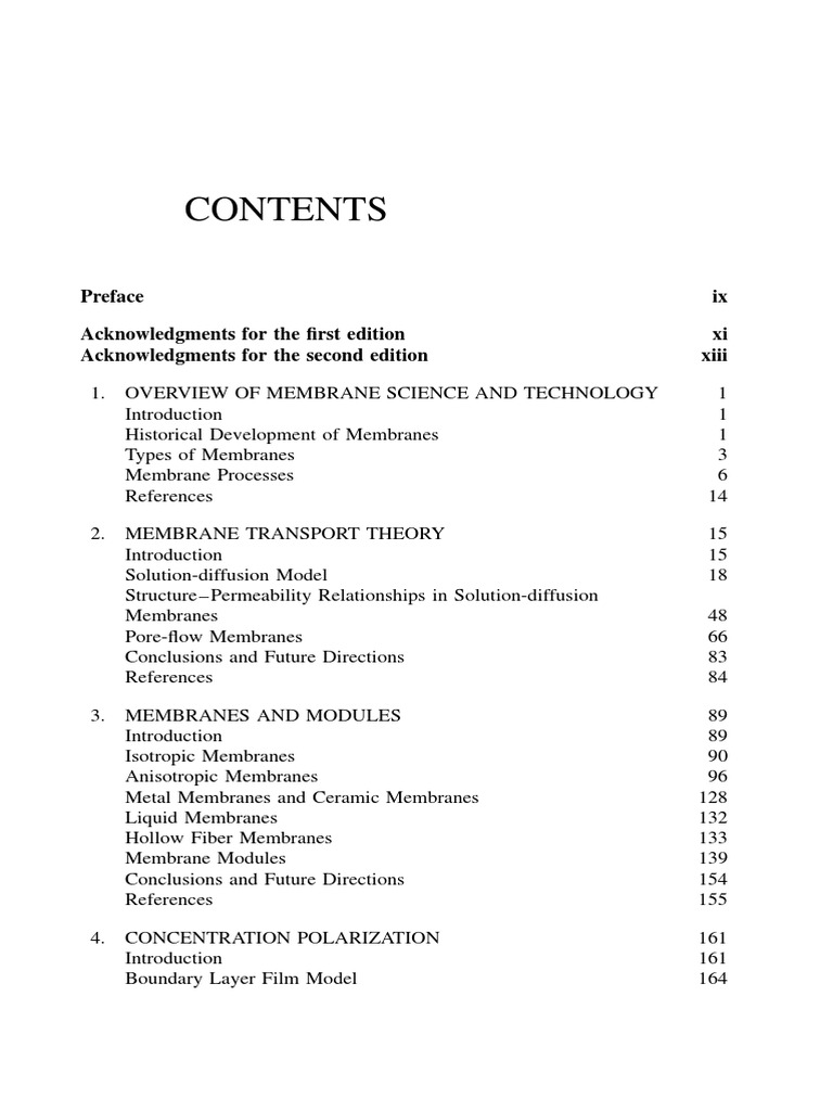 Membrane Technology and Applications PDF | PDF | Membrane Technology ...