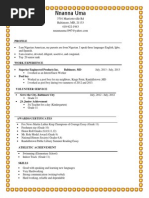 Resume Template 1 | PDF