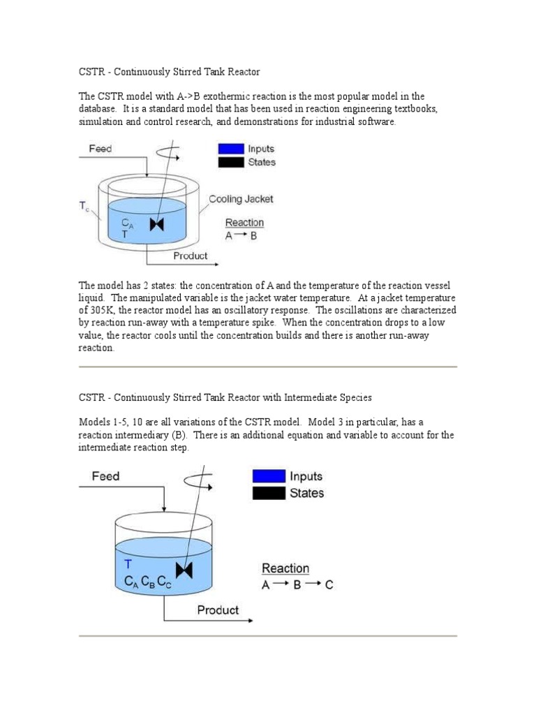 Chemical Process Modeling Guide | PDF | Chemical Reactor | Chemical ...