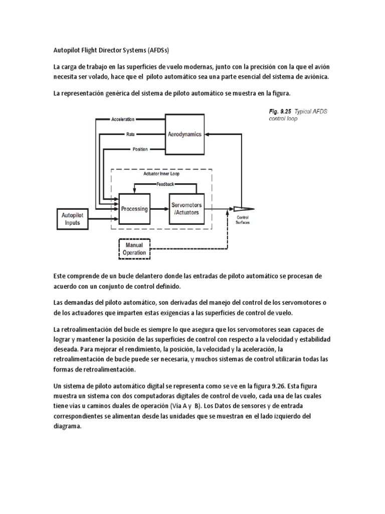 Autopilot Flight Director Systems | PDF | Realimentación | Avión