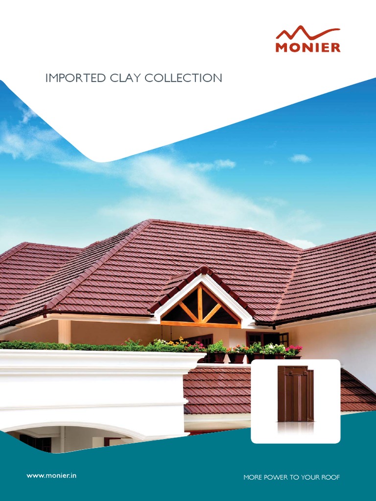Monier High-Quality Clay Roof Tiles | PDF | Roof | Tile