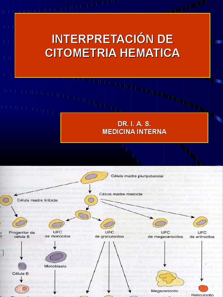 Interpretación de La Citometria Hematica | PDF | Plaqueta | Anemia