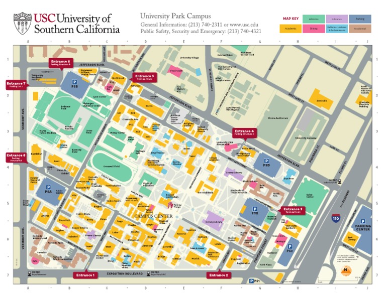 Map of USC | PDF