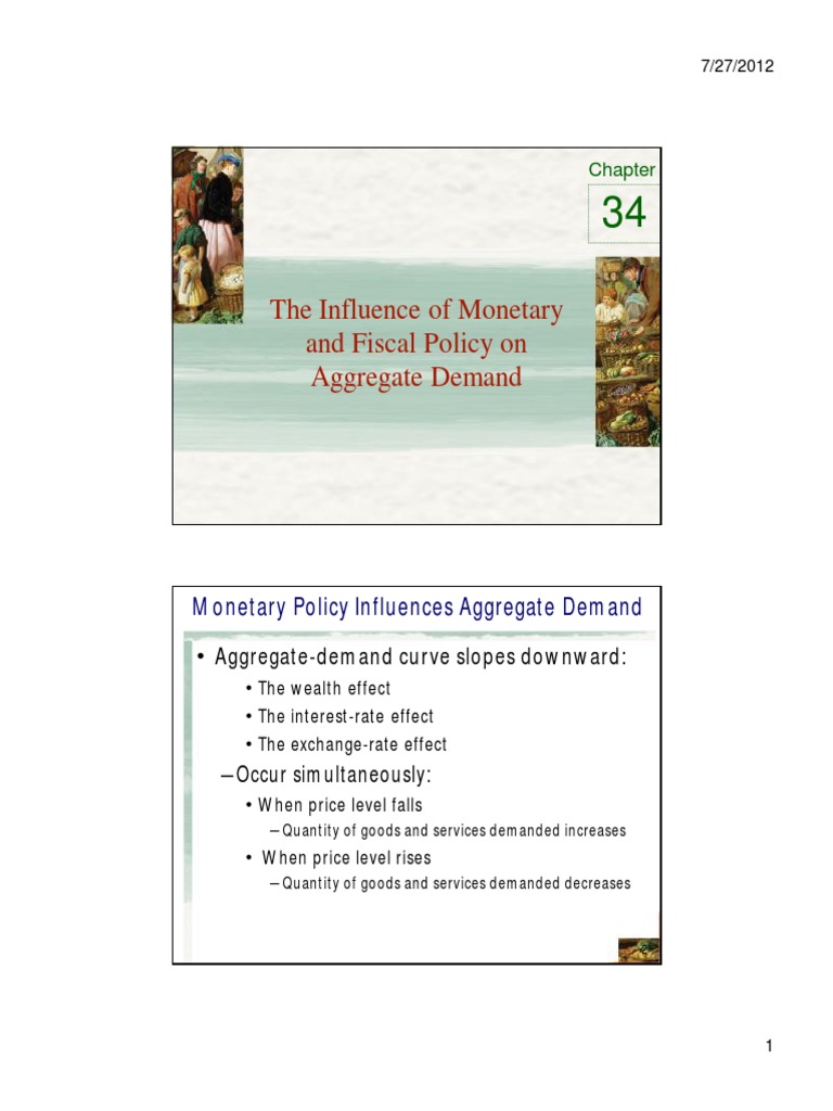 Monetary and Fiscal Policy Effects on Demand | PDF | Fiscal Multiplier ...