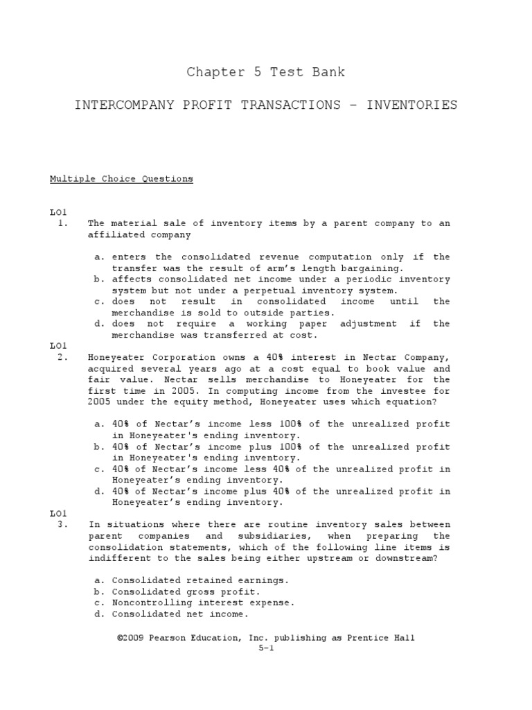 Ch05 Beams10e TB | PDF | Business