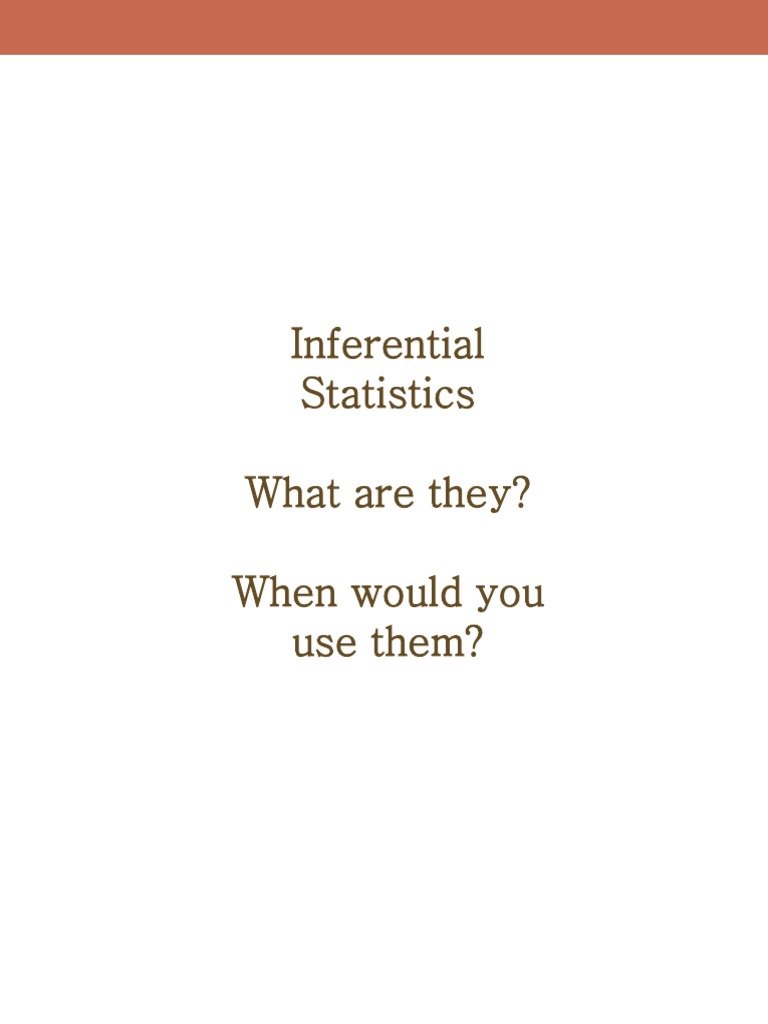 Inferential Statistics | PDF | Statistics | Regression Analysis