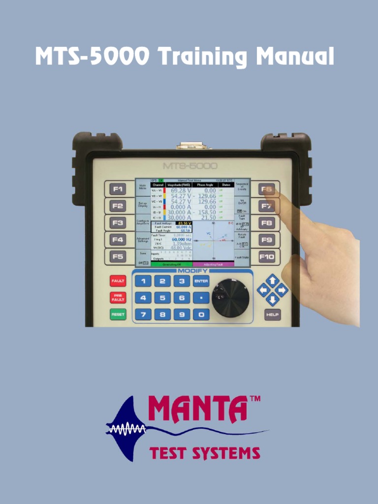 MTS-5000 Training Manual Overview | PDF | Relay | Electrical Engineering
