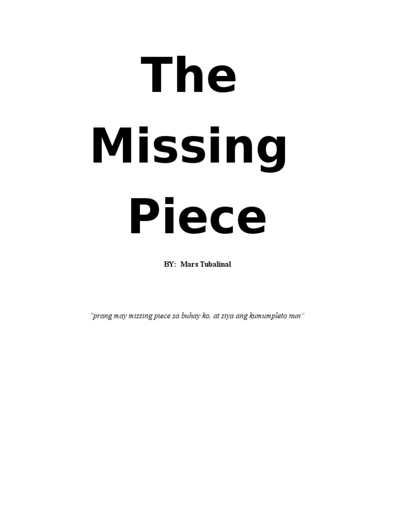 The Missing Piece | PDF