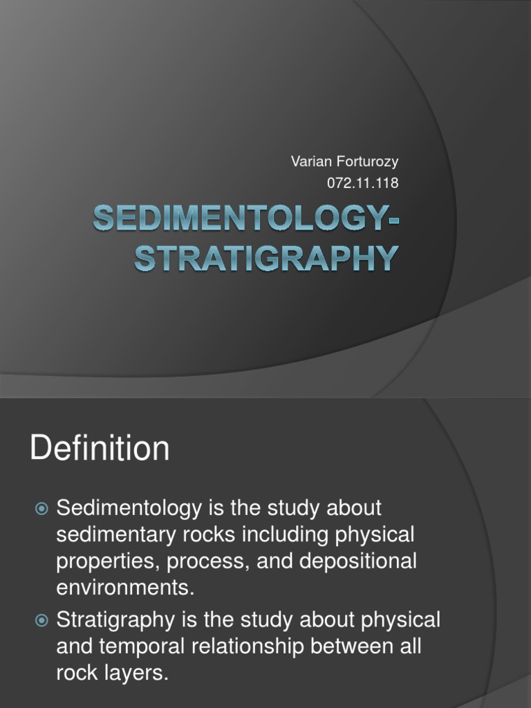 An Introduction to Sedimentology and Stratigraphy: The Formation ...