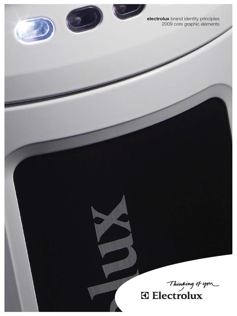 Electrolux - ECVS Brand Identity Principles 2009 - LR PDF | PDF | Typography | Logos