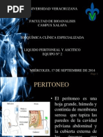 Análisis del líquido peritoneal ascítico | PDF | Cirrosis | Rtt