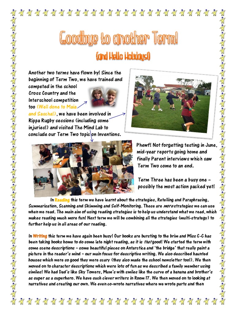 Goodbye To Another Term (Term 3) | PDF | Languages