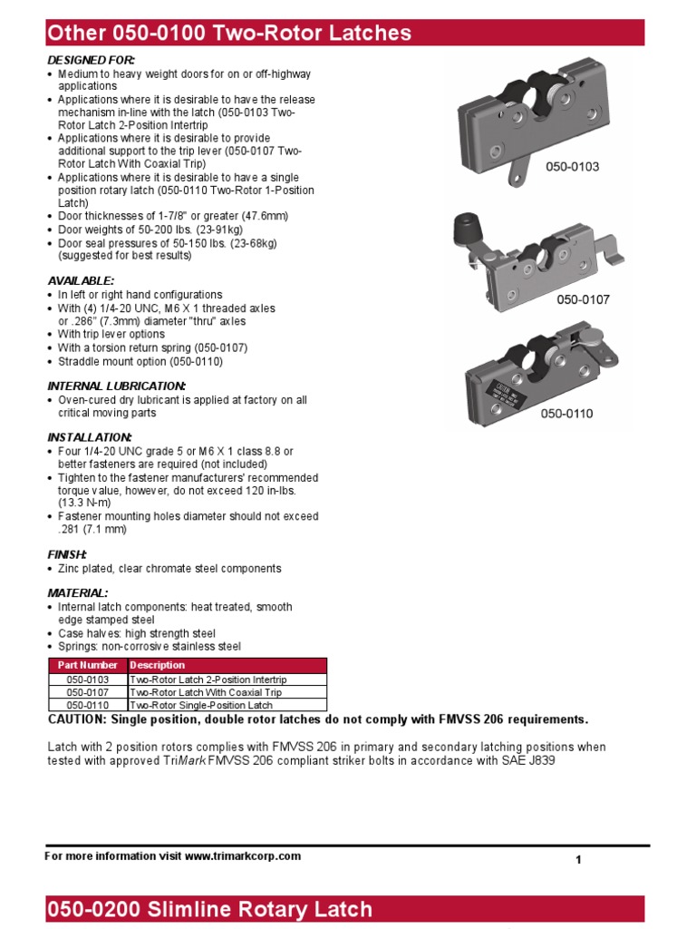 Trimark-Sample Page Catalog | PDF | Door | Screw
