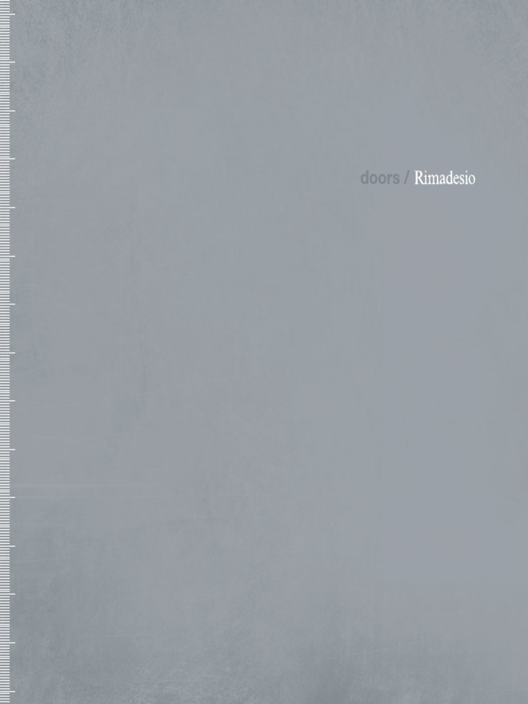 Doors PDF | PDF