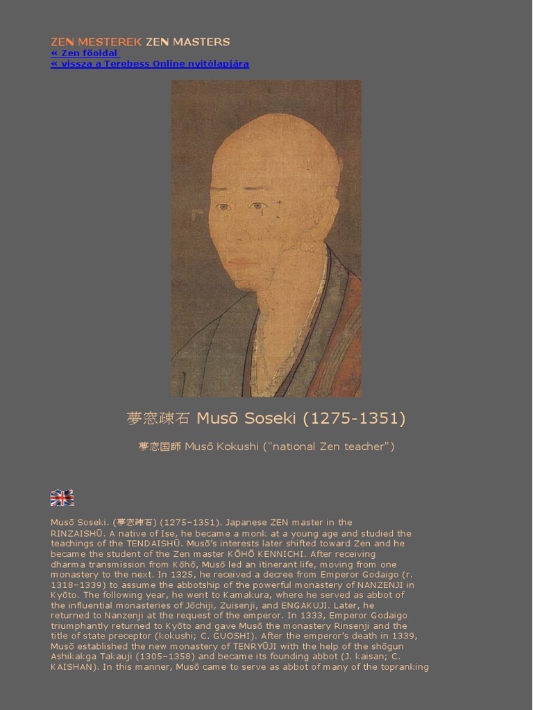 Muso Soseki (Terebess Gabor) PDF | PDF | Religious Behaviour And ...
