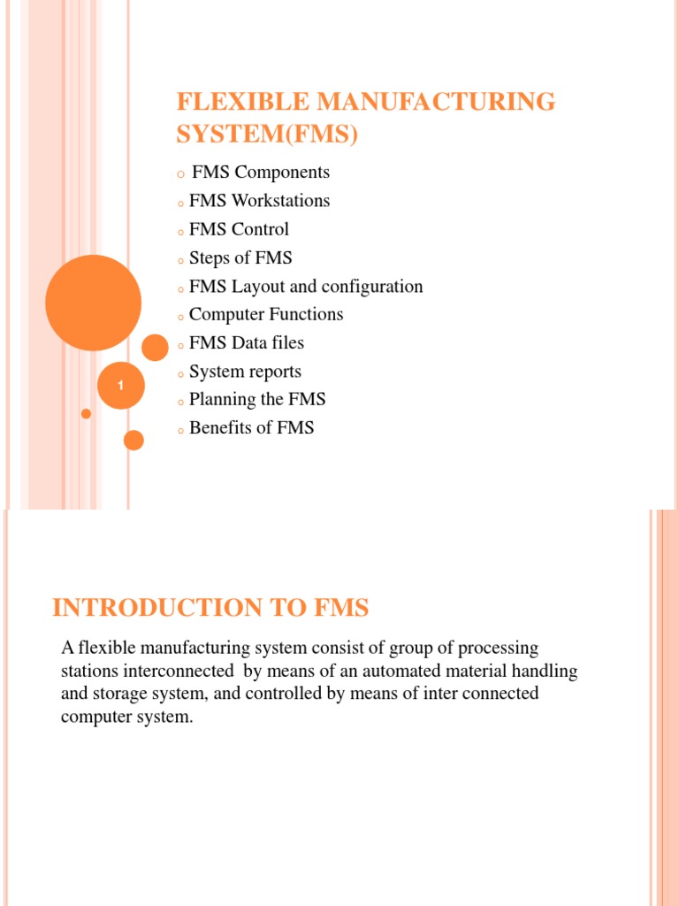 Overview of Flexible Manufacturing Systems | PDF | Numerical Control ...