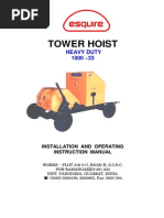 Farana F-15 Crane Specifications & Load Chart | PDF | Manual ...