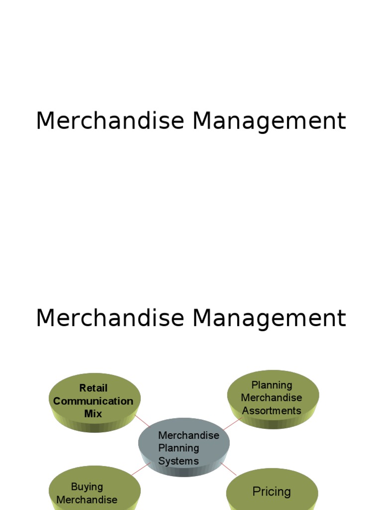 Merchandise Planning | PDF | Merchandising | Inventory
