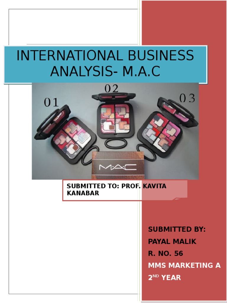 MAC Cosmetics: Brand Analysis & Strategy | PDF | Franchising | Cosmetics