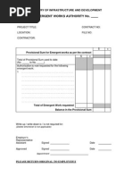 Maintenance job card template | PDF