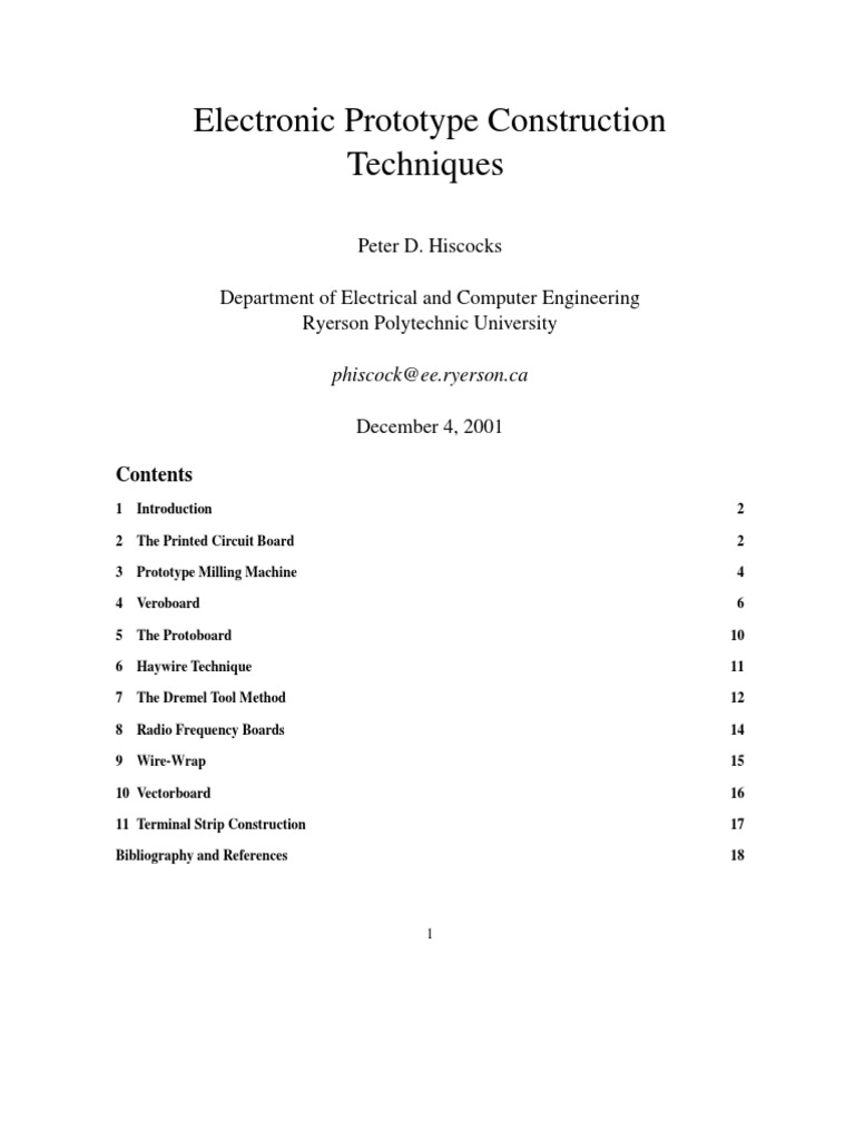 Electronic Construction | PDF | Printed Circuit Board | Electronic Circuits