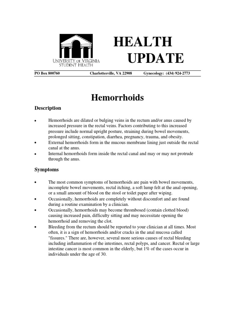 Hemorrhoids | PDF | Hemorrhoid | Rectum