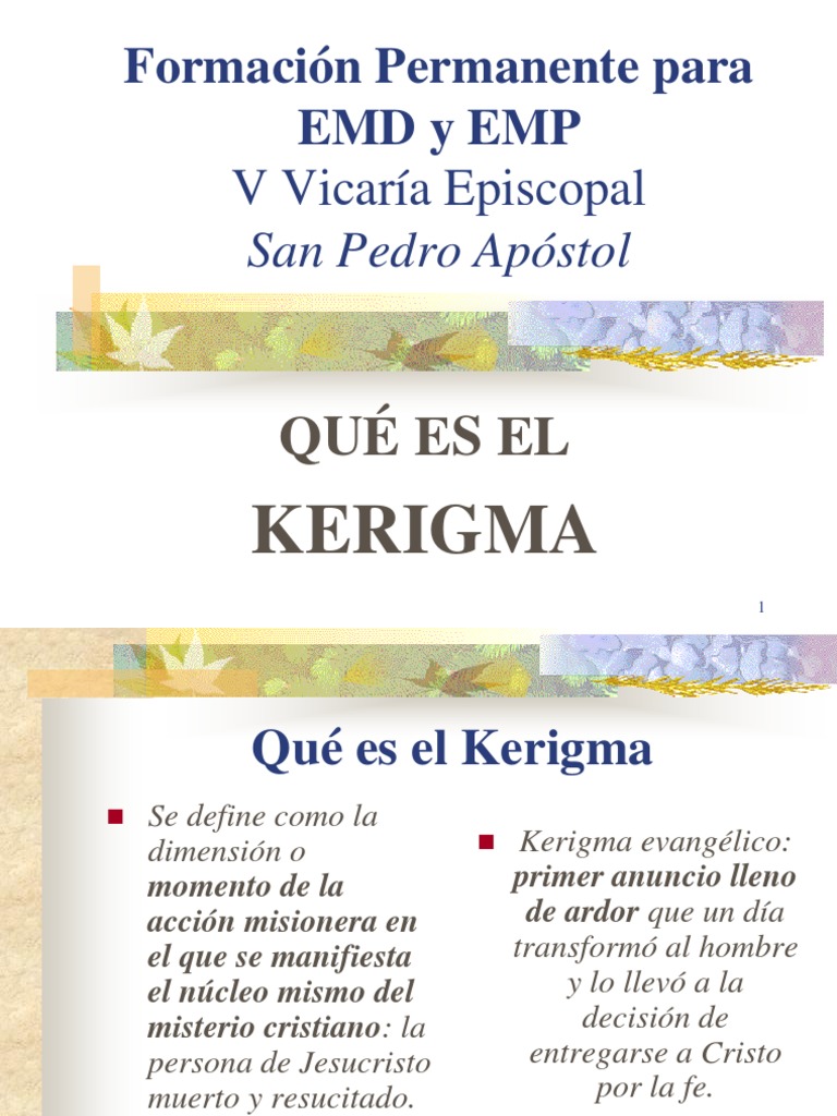 Kerigma Pasos | PDF | Jesús | Salvación