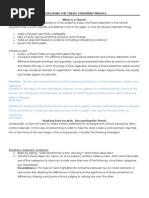 APUSH Thesis Statement Guidelines | PDF | Cognition