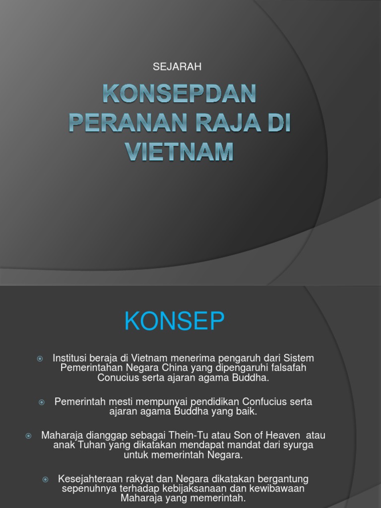 Konsepdan Peranan Raja Di Vietnam | PDF | Hukum
