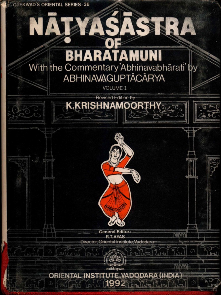 Natya Shastra Of Bharatamuni Vol I - K.Krishnamoorthy_Part1.pdf
