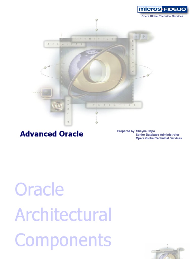Advanced Oracle: Opera Global Technical Services | PDF | Oracle ...