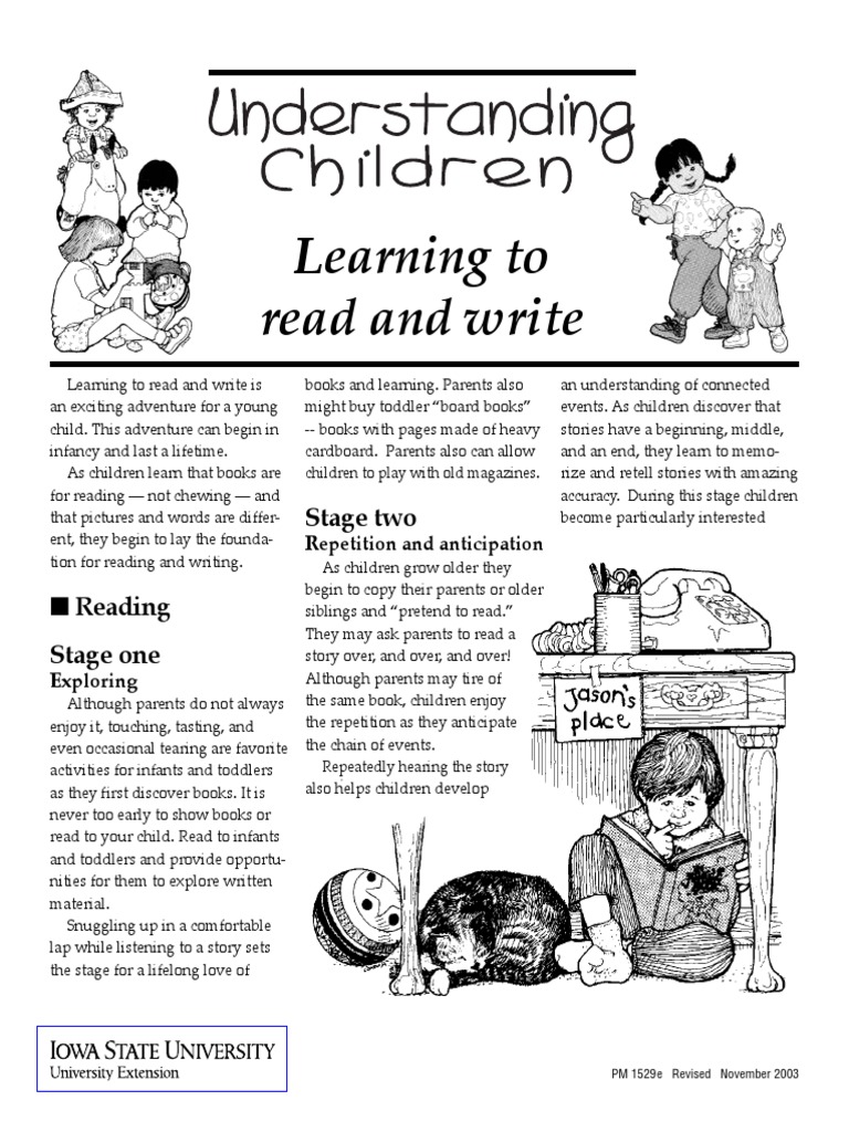 Learning To Read PDF | PDF | Reading (Process) | Infants