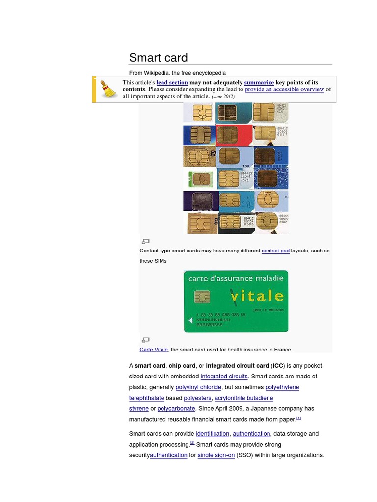 Smart Card | PDF | Smart Card | Applications Of Cryptography