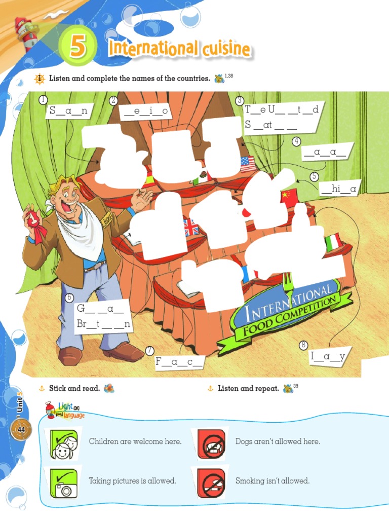 Lighthouse 5 Students Book Unit 5 | PDF | Curry | Cakes