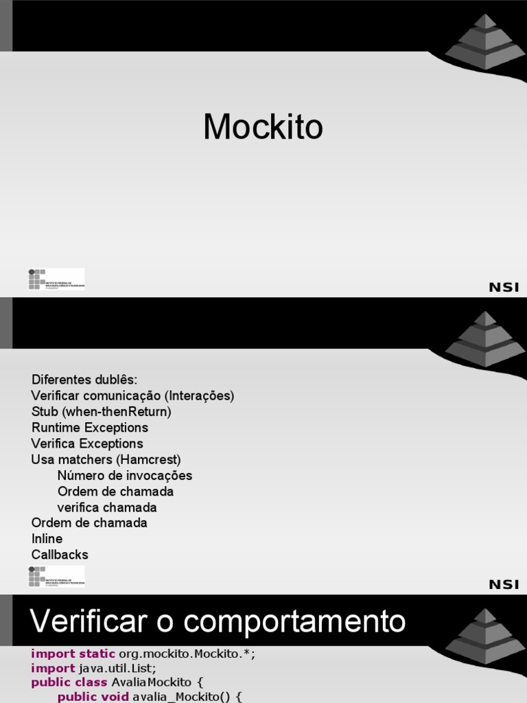 Mockito PDF | PDF | Computer Engineering | Information Technology Management
