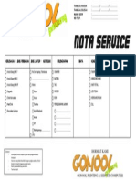 Nota Servis Komputer | PDF
