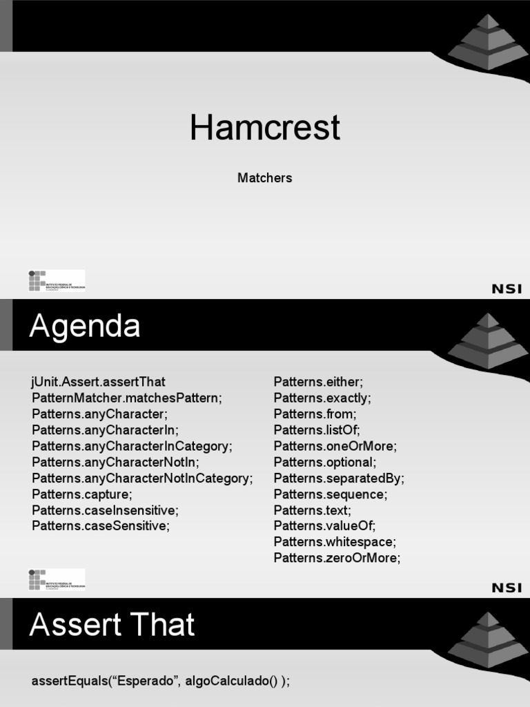 Hamcrest PDF | PDF | Network Service | Cyberspace