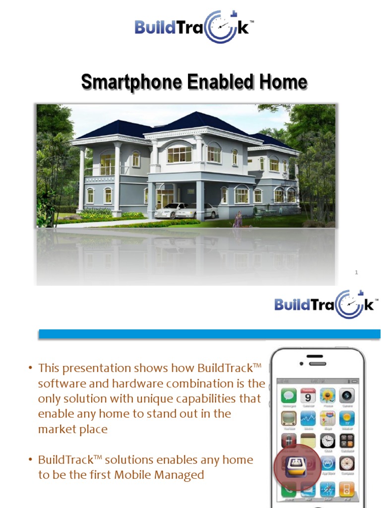 Home Automation in India - BuildTrack | PDF | Mobile App | Automation