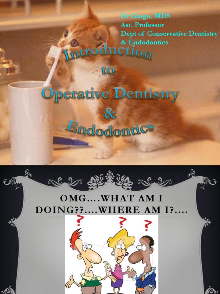 Dr Gingu Discusses the History and Future of Operative Dentistry and ...