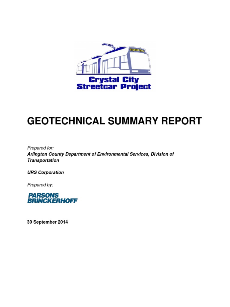 Geotechnical Summary Report - Sept 30 2014pdf | PDF | Sedimentary Rock ...