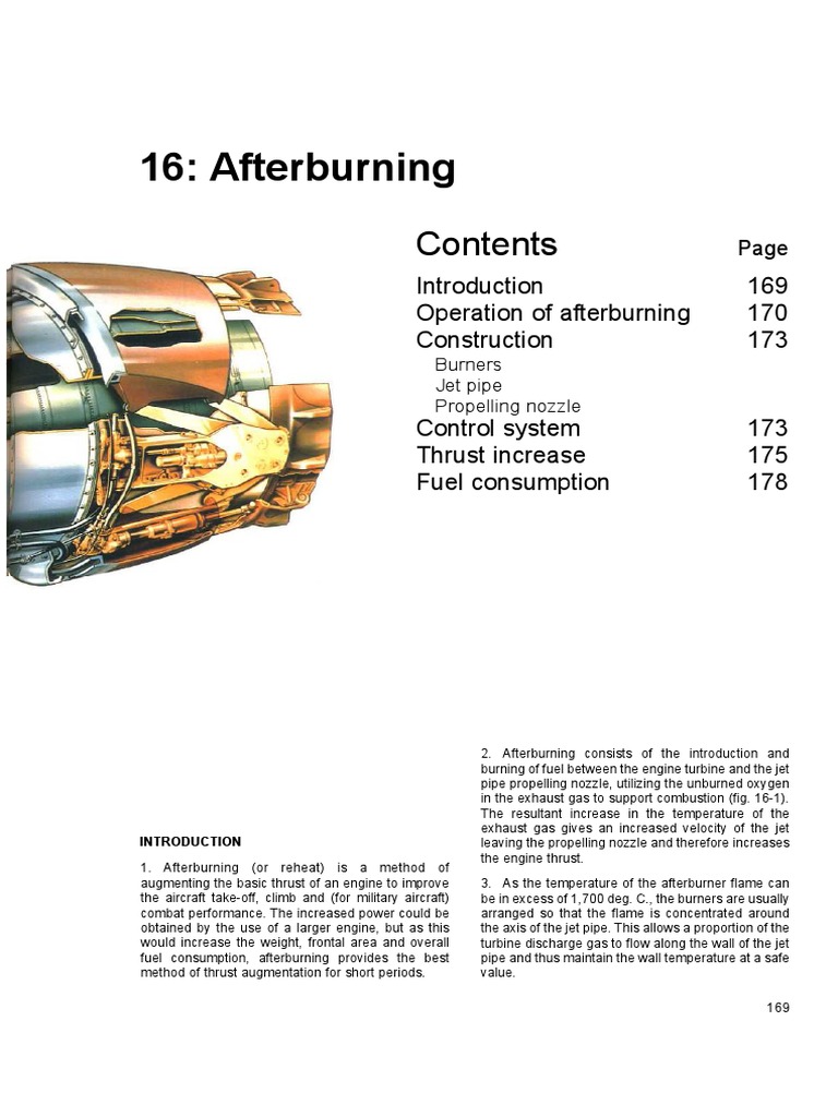 Afterburner - Gas Turbine, Turbojet, Turbofan) Rolls Royce - T PDF ...